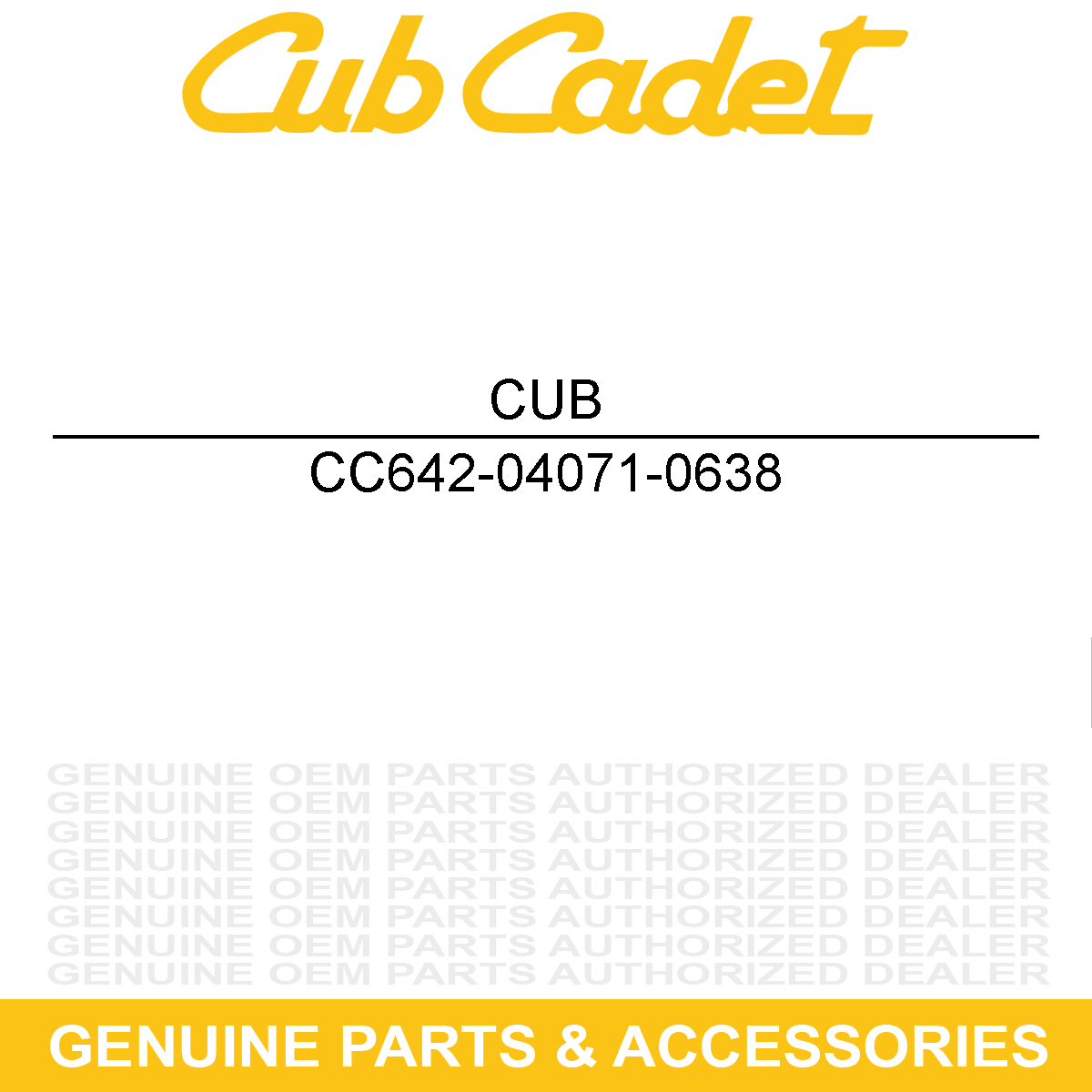 CUB CADET 642-04071-0638 Tine Assembly Left Hand Mtd Red RT 45 ...