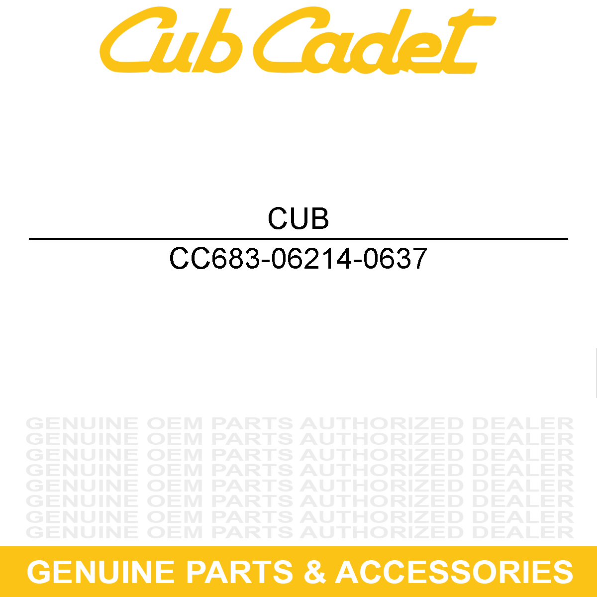 CUB CADET 683-06214-0637 42" Deck Powder Black | eBay