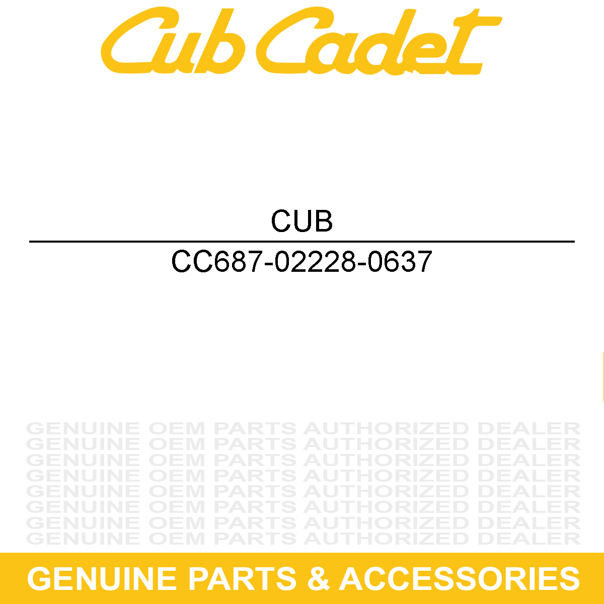 CUB CADET 687-02228-0637 Rear Axle Assembly Powder Black Electric ...