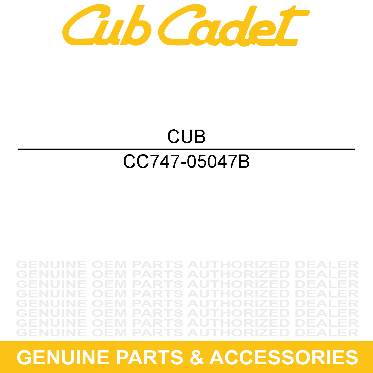 CUB CADET 747-05047B Drive Bail CC550SP CC550ES 747-05047A 747-05047 ...