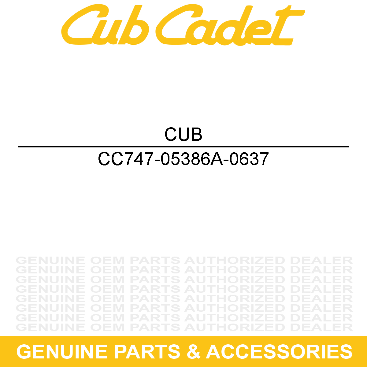 CUB CADET 747-05386A-0637 Chute Crank Powder Black 90026C 2X 24 11530C ...