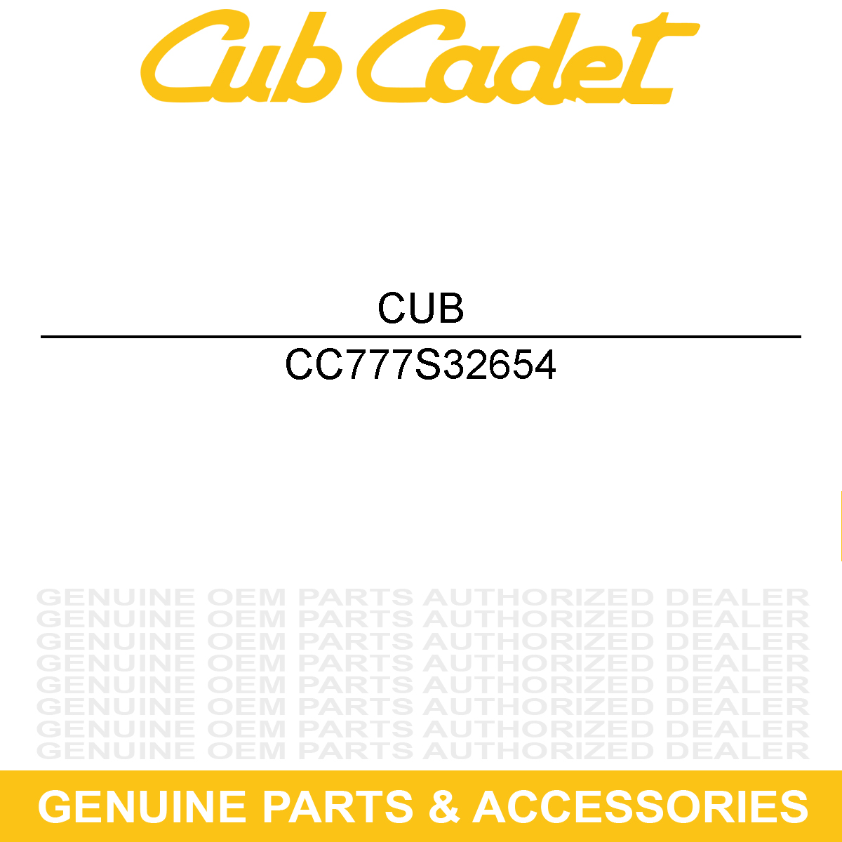 Cub Cadet 777S32654 MTD Label Decal Mower Engine Shroud Warn Exp | eBay
