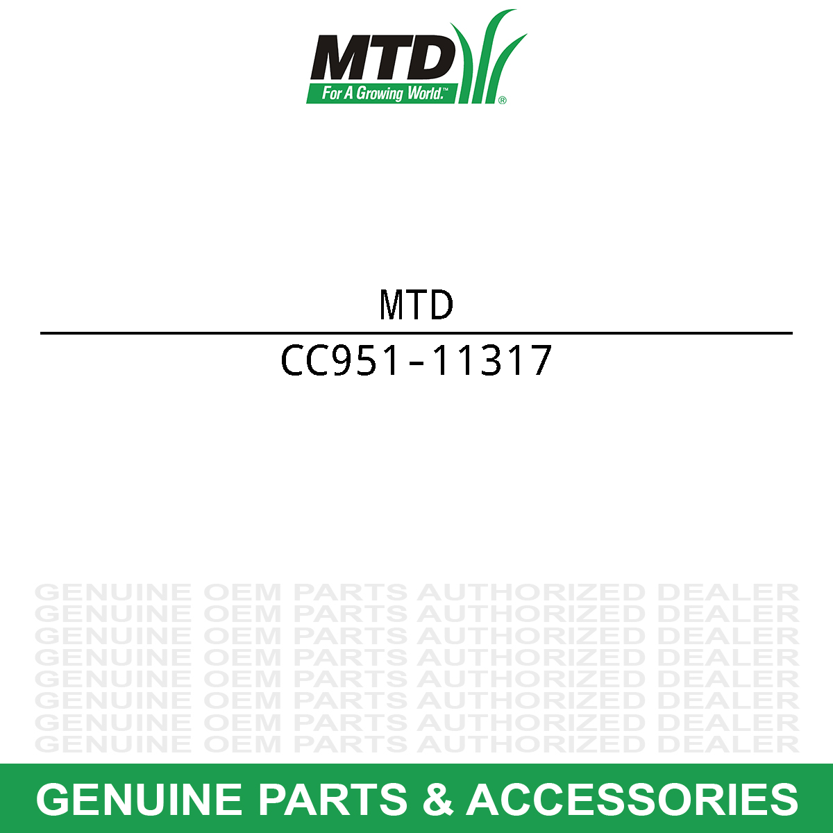 MTD 951-11317 Cylinder Baffle Troy-Bilt | eBay