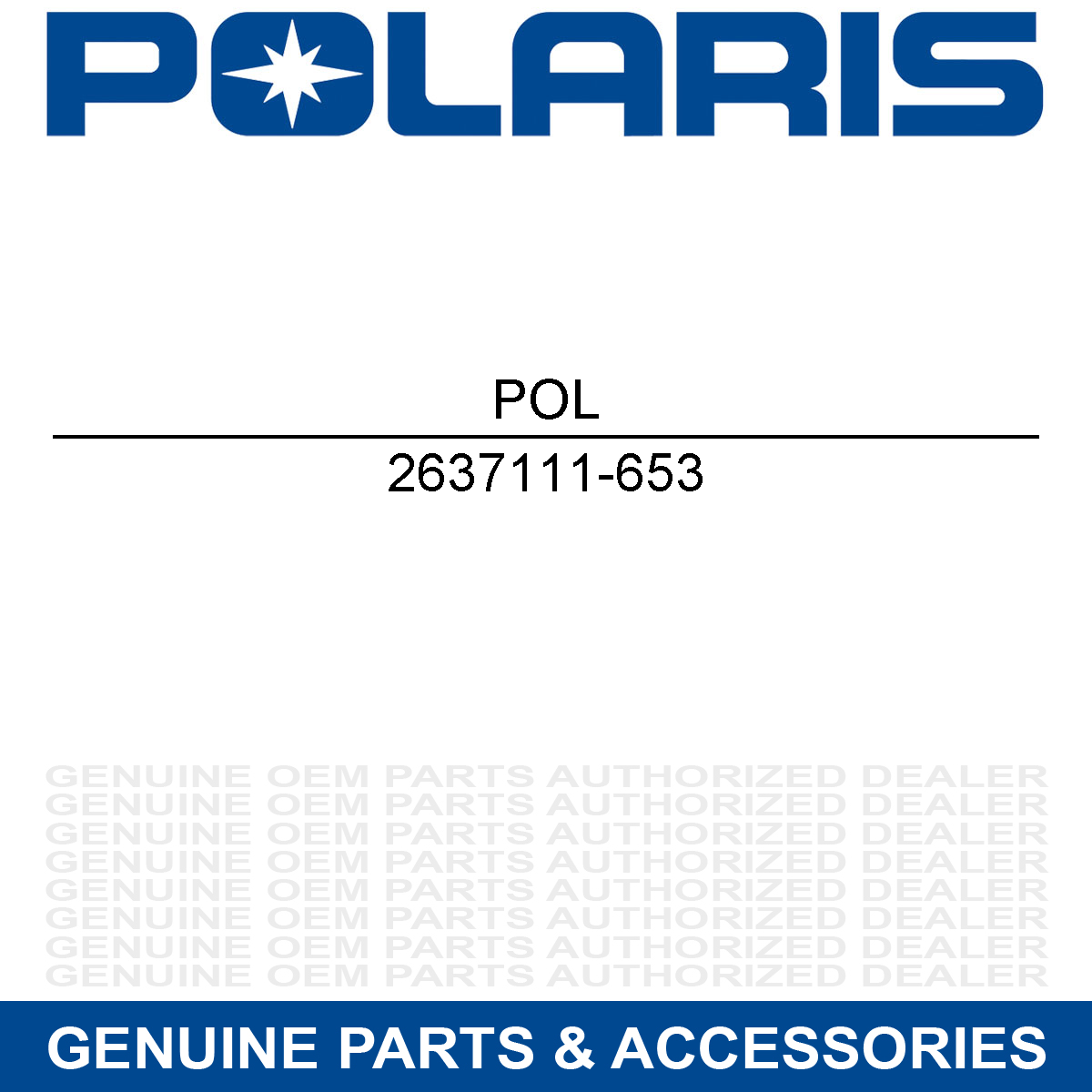 Polaris 2637111-653 Front Cab Spm Mod Titanium Metallic Sportsman ...